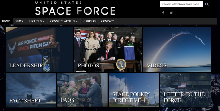 U.S. Space Force launches its first website: Spaceforce.mil | Sharyl ...