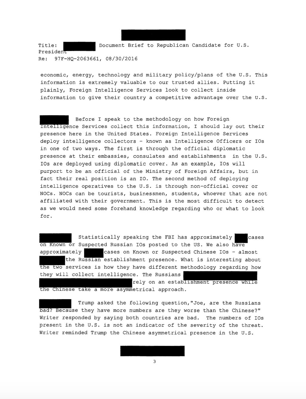 READ: Document approved by FBI attorney Clinesmith in the FBI’s ...