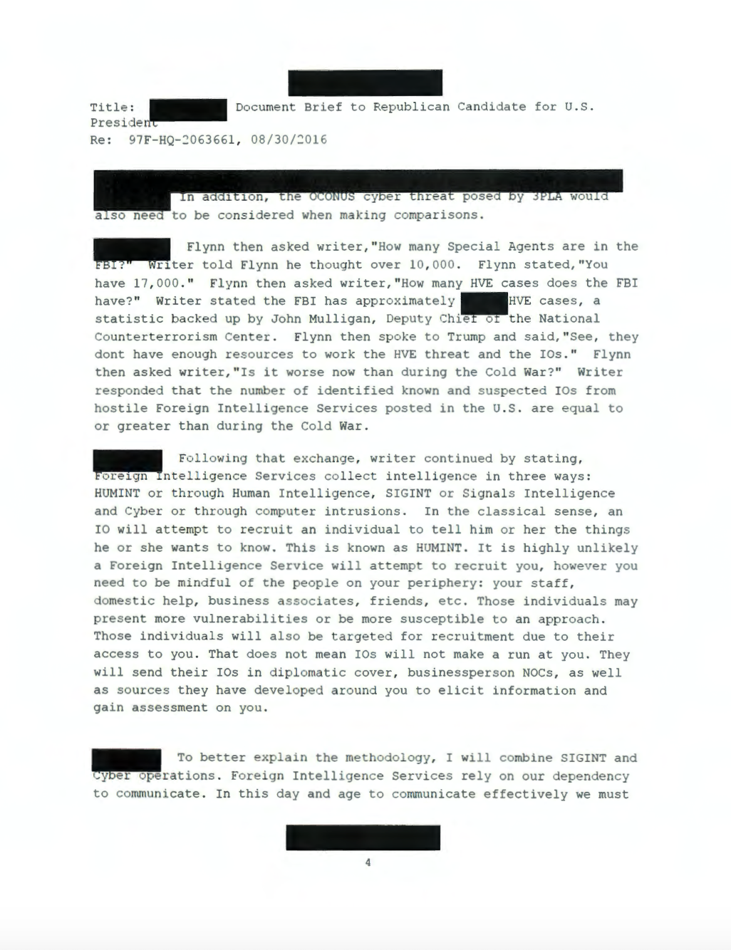 READ: Document approved by FBI attorney Clinesmith in the FBI’s ...